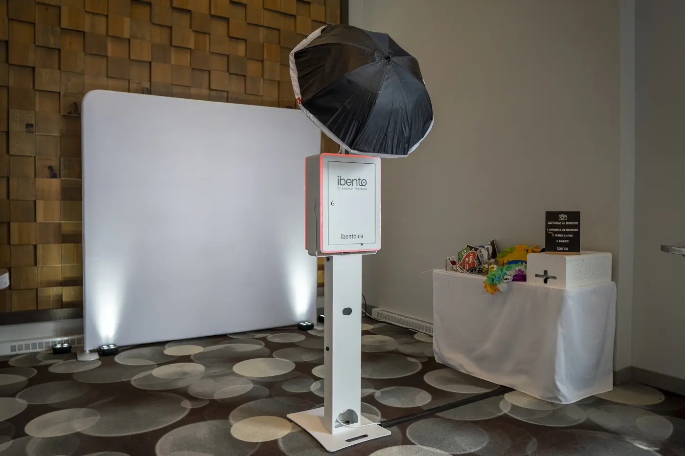 Location Photo booth - Ibento - Services événementiels à Québec